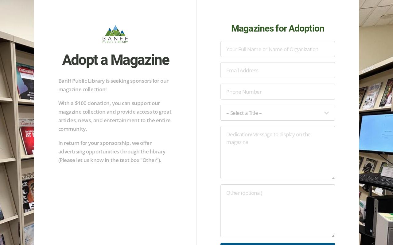 Adopt a Magazine